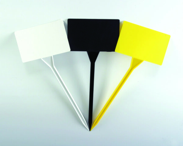 Angled Injection Molded Stakes – Specialty Tag